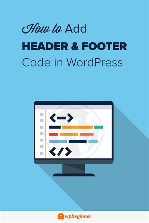 how to add header and footer code in wordpress the easy way