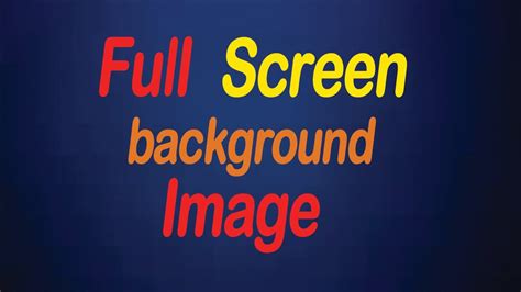 html background image full screen without css to insert an image in