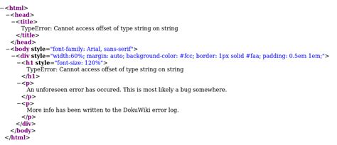 feed php typeerror cannot access offset of type string on string
