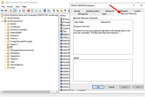 Find Bitlocker Recovery Passwords In Active Directory With Powershell