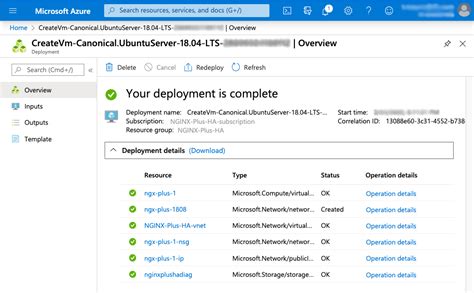 nginx docs creating microsoft azure virtual machines for