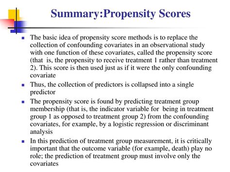 Ppt Estimating Causal Effects From Large Data Sets Using Propensity