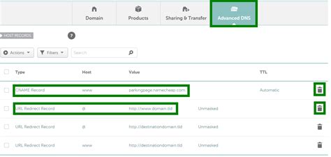 how to redirect a url for a domain domains