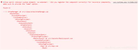 solve the problem of showing unregistered unknown custom element when