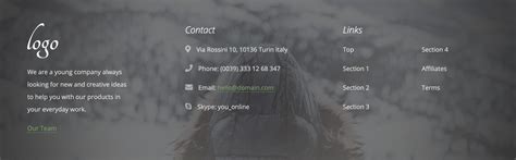 30 best bootstrap 4 footer templates in 2020