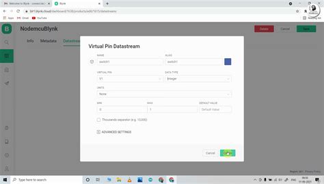 smart home using nodemcu esp8266 and blynk 2 0 with real time feedback
