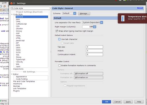 java adding a column guideline to the editor in intellij stack overflow