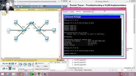 3 2 4 7 packet tracer troubleshooting a vlan implementation