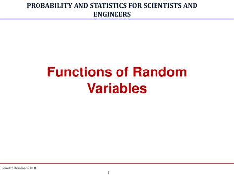 ppt functions of random variables powerpoint