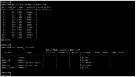 postgresql median how does median work in postgresql
