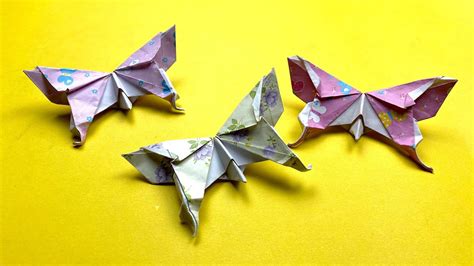 How To Make Origami Butterfly Paper Butterfly Easy Origami