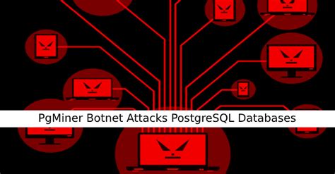 pgminer botnet attacks postgresql databases to install miner
