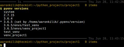 pyenv install multiple python versions for specific project