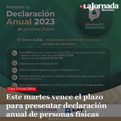 Este Martes Vence El Plazo Para Presentar Declaración Anual De Personas