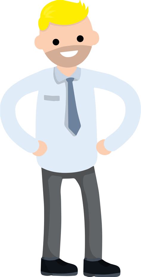 Businessman In Suit Man Gestures Hand Office Worker Happy Employee