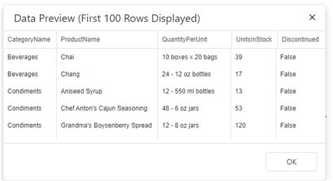 query builder asp core controls devexpress documentation