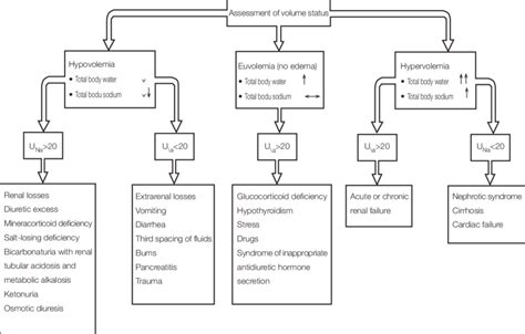 Figure 1 Diagnostic Algorithm Of Hyponatremia Modifie
