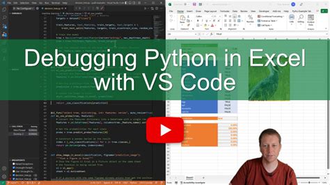 debugging python in excel pyxll video guides