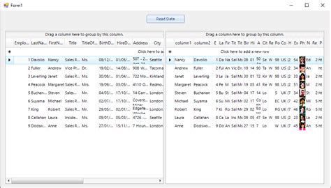 radgridview vs datagridview performance in ui for winforms gridview images