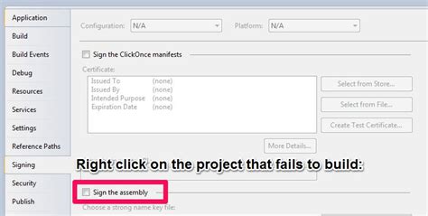 how to fix referenced assembly does not have a strong name error