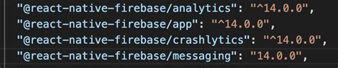 firebase in app messaging is not working in my react native project