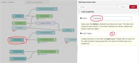 amazon echo steuert loxone smart home via node red