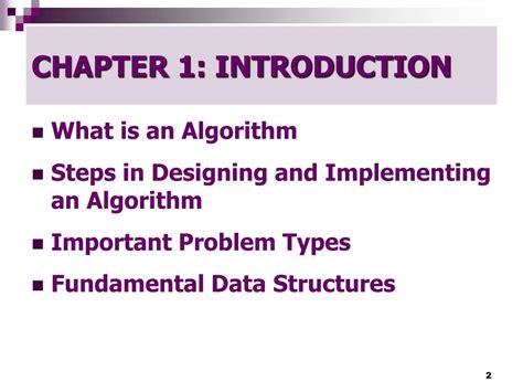 ppt the design and analysis of algorithms powerpoint