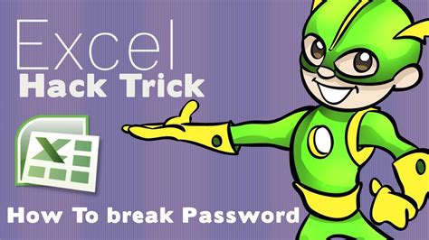 how to open password protected excel file no software and 100 free