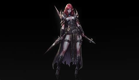 Wallpaper Artwork Fantasy Art Fantasy Girl Warrior Pointy Ears
