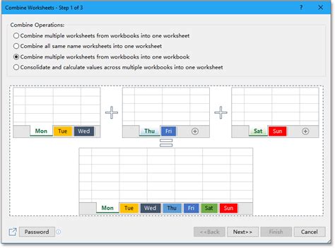 quickly merge combine worksheets or workbooks into one