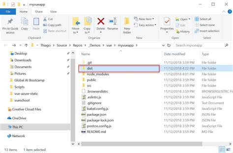 deploying vue js to azure static website