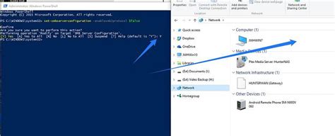linux smb not showing up in file explorer but can be accessed direct