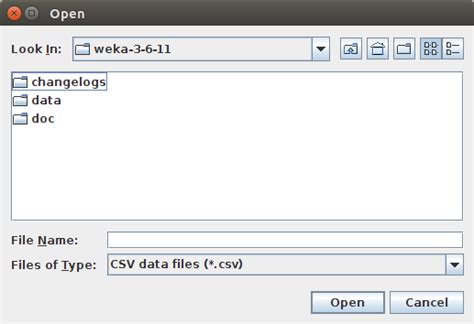 mysql export a sql database into a csv file and use it with weka