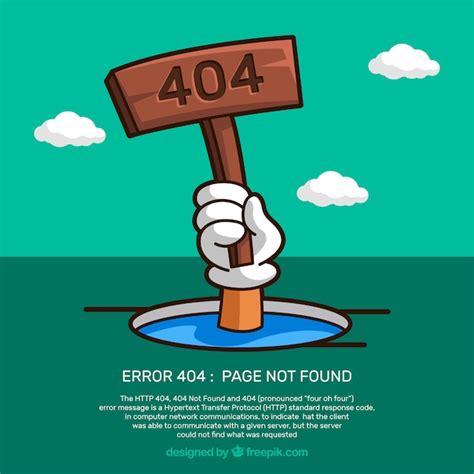 Premium Vector 404 Error Design With Drowning Person