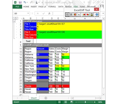 excel compare tool excel diff suntrap systems