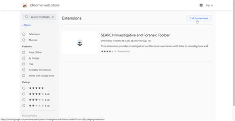 search investigative and forensic toolbar microsoft edge instructions