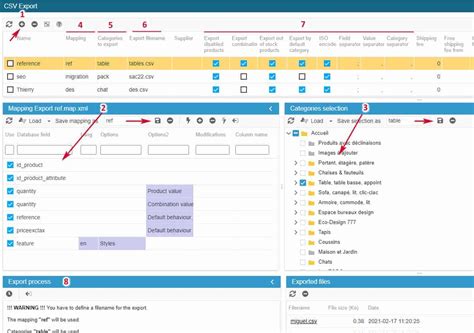 checklist for your csv exports prestashop