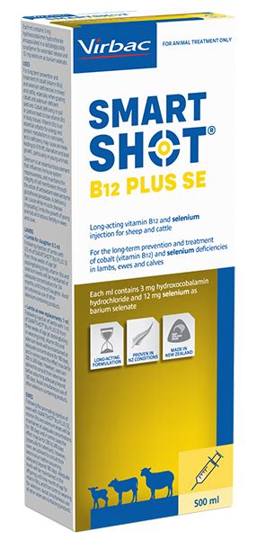 Smartshot® B12 Se Innovative Long Acting Vitamin B12 Se Injection