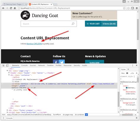 dynamically replacing content in kentico part 1