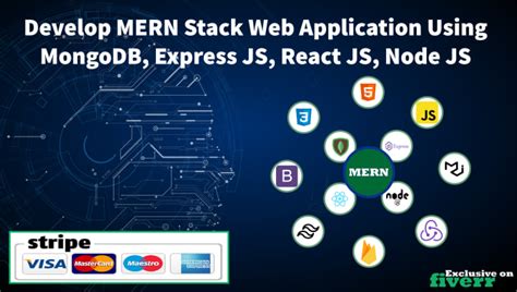 develop mern stack web application using mongodb express js react js