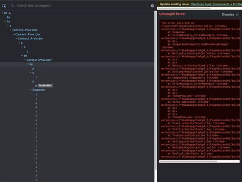 [react devtools] improve devtools ui when inspecting a component that