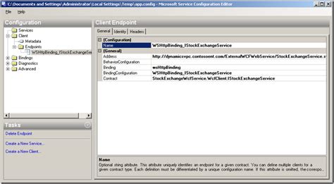 consuming external wcf services from dynamics ax 2009 x code