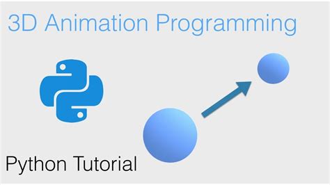 3d animation using python code beginner tutorial youtube