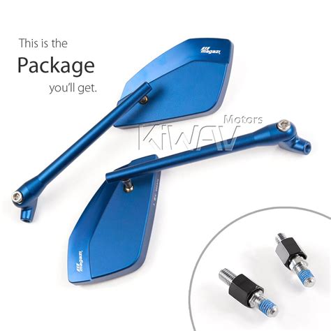 Mirrors Cleaverii Blue Compatible With Harley Davidson Street 500 750