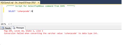 handle error in sql server stored procedures