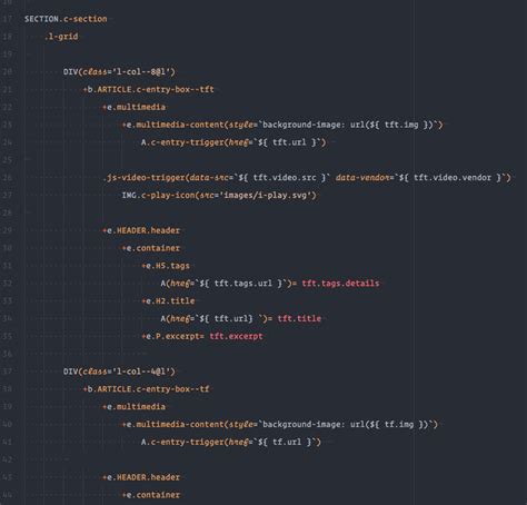 code pug brandgestic