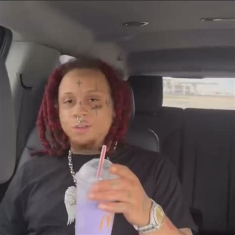 Trippie Redd Does The Grimace Shake Challenge And Fucking Dies R