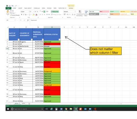 excel filter not working extra rows appearing nigel antoine