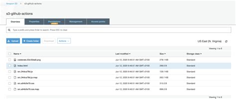 deploy a react app to amazon s3 using github actions dev