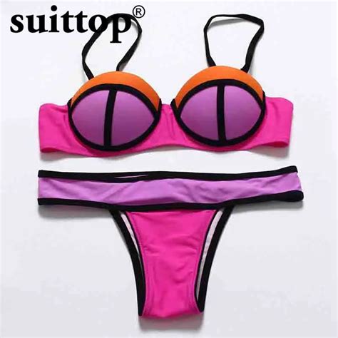 Suittop Bikini 2017 Summer Sexy Maillot De Bain Push Up Swimsuit Sports